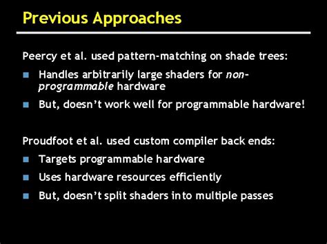 Efficient Partitioning Of Fragment Shaders For Programmable Graphics