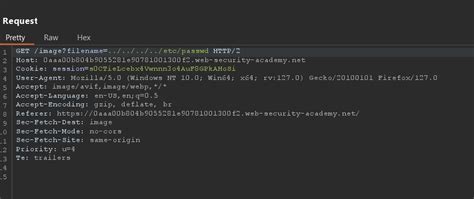 Portswigger Directory Traversal Lab 3 Zwarts Sec