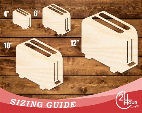 Unfinished Wood Toaster Shape Diy Craft Cutout Up To 46 Diy