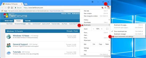 Import Bookmarks From Firefox To Chrome In Windows Tutorials
