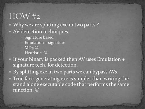 Anti Virus Evasion Techniques And Countermeasures Pptx
