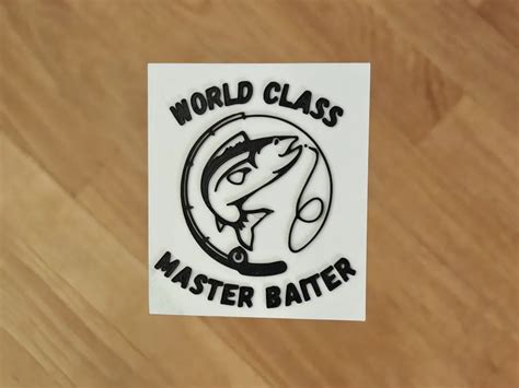 World Class Master Baiter Sign By Vaesel Makerworld