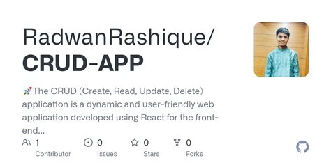 GitHub RadwanRashique CRUD APP The CRUD Create Read Update Delete Application Is A