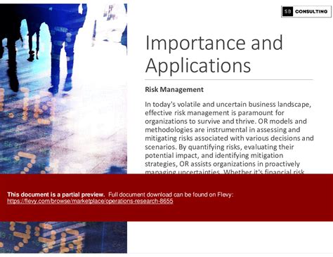 Operations Research PPT Slide Deck