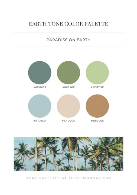 Earth Tone Color Palette Inspiration Jessie Monday