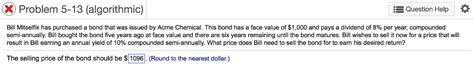 solved problem 5 13 algorithmic question help bill