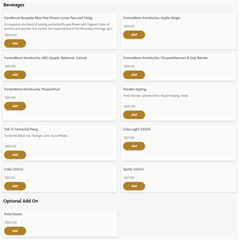 Candlenut Menu Singapore And Updated Prices 2026