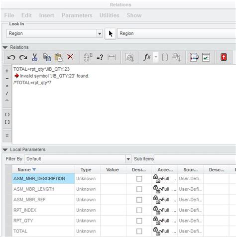 Bom Table Qty Multiplied By Top Level Assembly Par Ptc Community