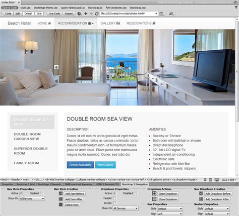 dmxzone bootstrap 3 navigation extensions dmxzone