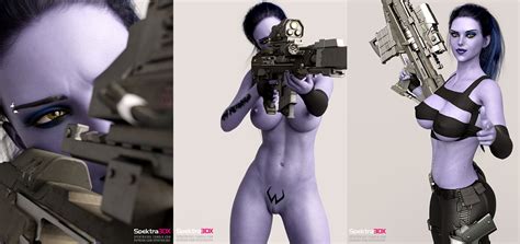 Widowmaker Redux Sniper Outfit Making Of By Spektra3dx Hentai Foundry