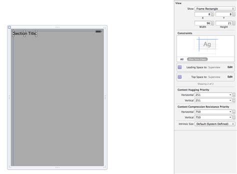 Ios How To Do Auto Layout Xib Being Added Programmatically Stack