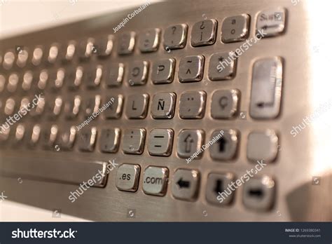 Metallic Keyboard Letters Numbers Enter Information Stock Photo 1269380341 Shutterstock
