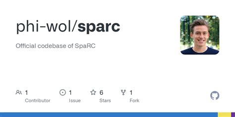 Github Phi Wolsparc Official Codebase Of Sparc