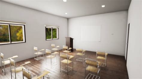 Minimalist Classroom Demo In Unreal Engine Youtube