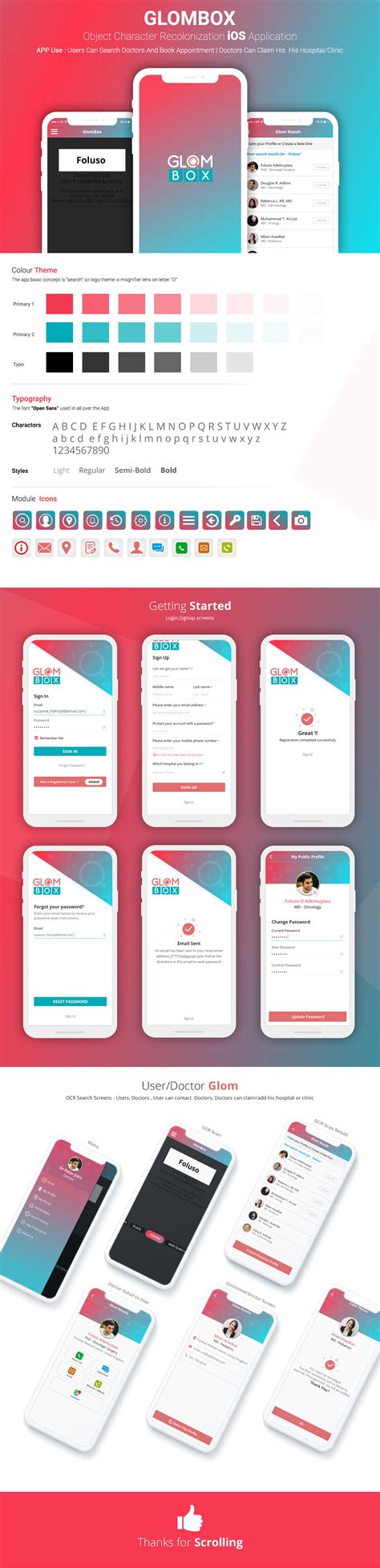 OCR Searching App Behance