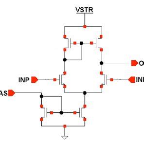 Electrical Schematic Of The Analog Differential Stage Download Scientific Diagram