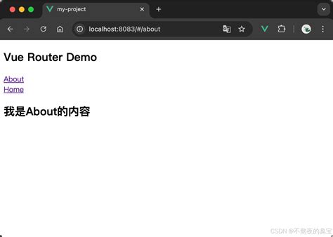 Vue项目配置基础路由vue Routervue项目使用vue Router Csdn博客