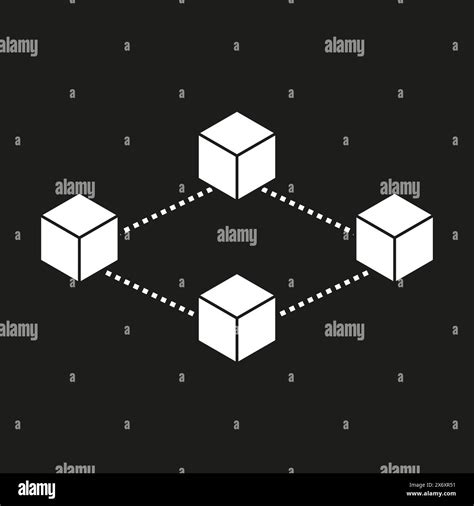 Network Of Connected Nodes Decentralized Architecture Peer To Peer System Vector Illustration