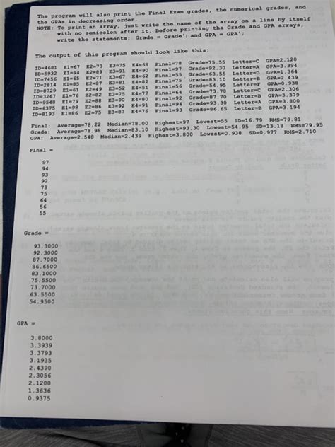 Csc 1240 Fall 2019 Lab 6 Write A Matlab Program