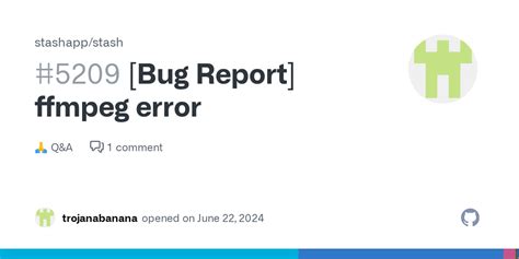Bug Report Ffmpeg Error Stashapp Stash Discussion GitHub