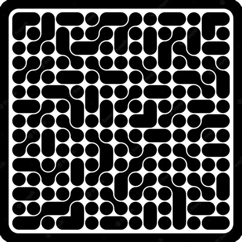 Premium Vector Futuristic Design With Dots And Curved Forms Qr Code Concept Abstract Tileable