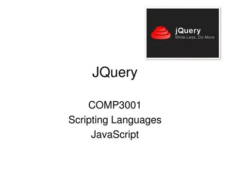 ppt jquery powerpoint presentation free download id 515134