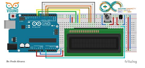 Visuino Sensor Of Temperature Using LM And Display LCD Projetos Arduino Arduino