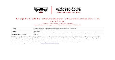pdf deployable structures classification a reviewusir salford ac uk