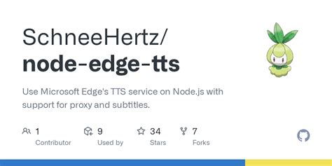 github schneehertz node edge tts use microsoft edge s tts service on