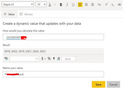 Creating A Dynamic Year Using Text Box Microsoft Fabric Community