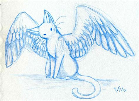 Gaya Modis 36 Anime Catswith Wings