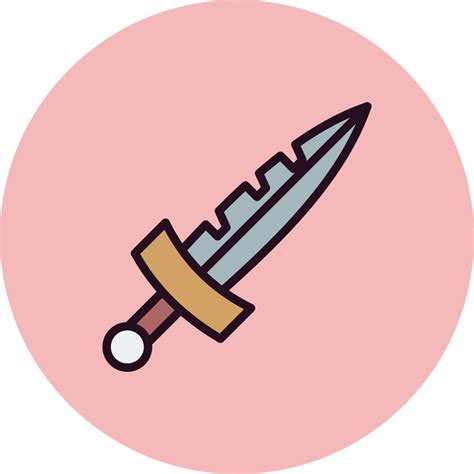 Dagger Vector Icon 19567388 Vector Art At Vecteezy