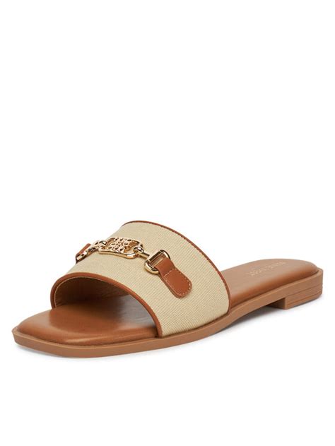 Nine West Шльопанці 678322 84 Бежевий Modivo Ua