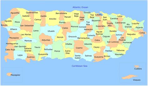 High Resolution Map Of Puerto Rico