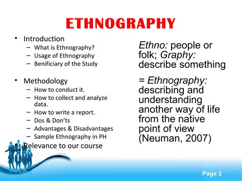 Ethnography Research 1 Ppt