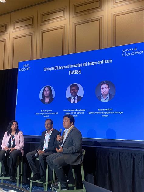 Oracle Cloudworld Hr Infyatocw24 Infosysoracleservices Infosys Cloud Applications