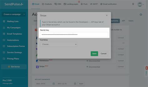 How To Connect Stripe As A Payment System SendPulse