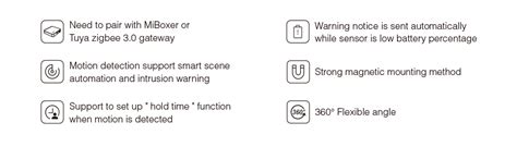 Infrared PIR Sensor Battery Powered Zigbee 3 0 APP Control