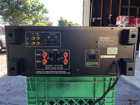 Technics Se A5 Power Amp Amplifier Photo 4064646 Uk Audio Mart