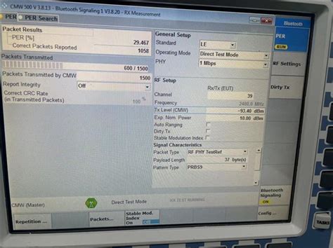 How To Test Nrf52820 Rx Sensitivity On The Cmw500？ Nordic Qanda Nordic Devzone Nordic Devzone
