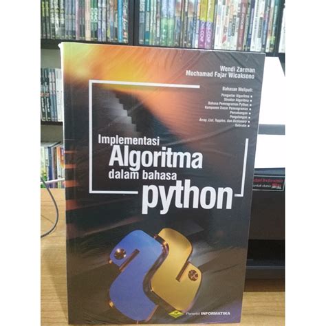 Jual Buku Original Implementasi Algoritma Dalam Bahasa Python Shopee