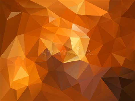 vector irregular polygon background with a triangle pattern in brown
