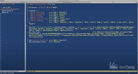 which vim plugin is being used to view the line by line output here