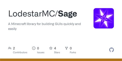 Github Lodestarmcsage A Minecraft Library For Building Guis Quickly