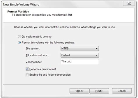 create new simple volume in unallocated space without formatting tom