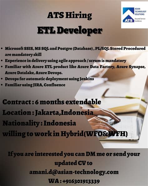 Amani D On Linkedin Talented Etldevelopers Ssis Mssql Postgresql