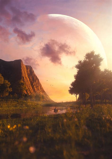 Ethereal Dreamscapes Digital Art By Justin Bodnar Inspiration Grid