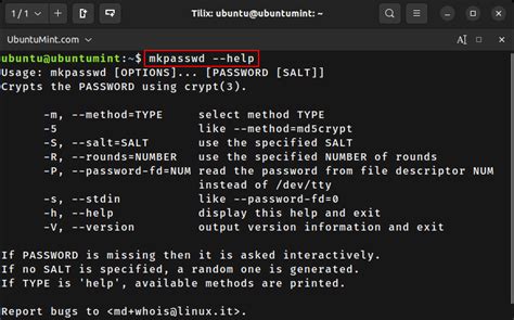 How To Use Mkpasswd To Generate Password Hashes In Linux