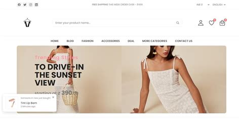 Womens Fashion Website Using HTML5 CSS3 JS Behance