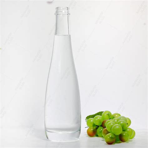 1000ml Clear Rum Glass Bottle